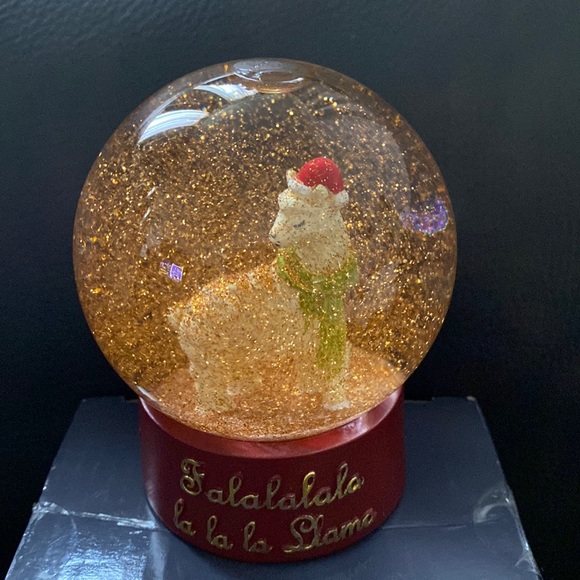 Funderdome | Holiday | Funderdomellama Snow Globe Let The Llama Loose 45 Tall Nwb Box Shows Wear ...